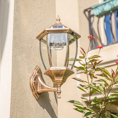 Wall Mounted Solar Powered Lamp 2W 200Lumens Aluminum Wireless Garden Solar Sensor Led Outdoor Wall Light supplier