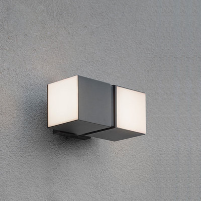 Solar Power LED Lights Pathway Path Garden Wall Lamp Black 3.5W SMD LED Outdoor Wall Light supplier