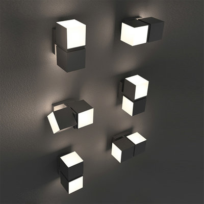 Solar Power LED Lights Pathway Path Garden Wall Lamp Black 3.5W SMD LED Outdoor Wall Light supplier