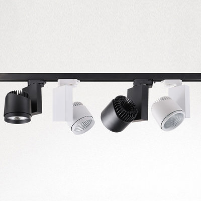 Energy Saving 4 Wires 220V 40W Changeable Beam Spot LED Track Light For Jewelry Lighting supplier