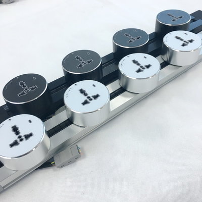 kitchen and desk embedded electrical desktop wall grade track power socket rail outlet wireless removable outlet/track s supplier