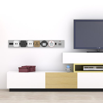 Electrical smart power strip track socket tabletop socket adapter home decorative switch supplier