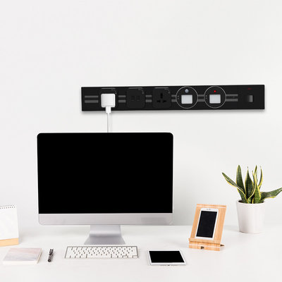 Electrical smart power strip track socket tabletop socket adapter home decorative switch supplier