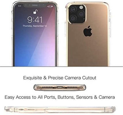 Customizable Ecofriendly Clear Soft Transparent TPU Case Full Protect Phone Case Cover For Iphone 11 Pro Max 6.5 supplier