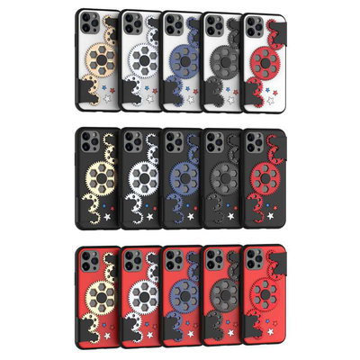 luxury fidget spinner gear phone case shockproof Protective For iPhone 11 pro Phone Case supplier