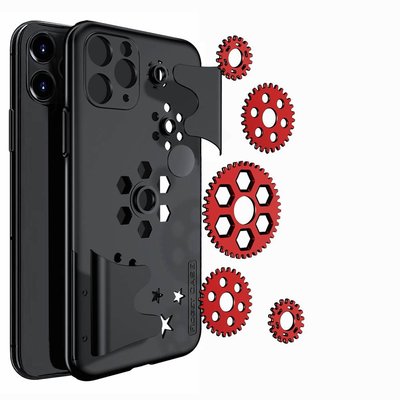 luxury fidget spinner gear phone case shockproof Protective For iPhone 11 pro Phone Case supplier