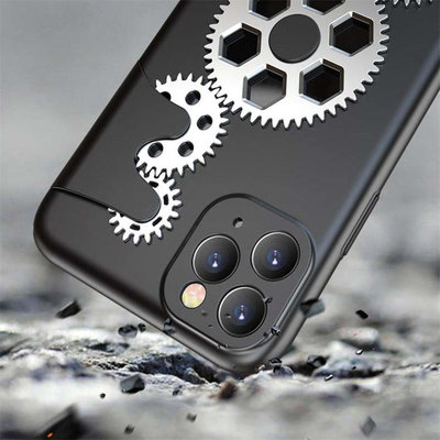 luxury fidget spinner gear phone case shockproof Protective For iPhone 11 pro Phone Case supplier