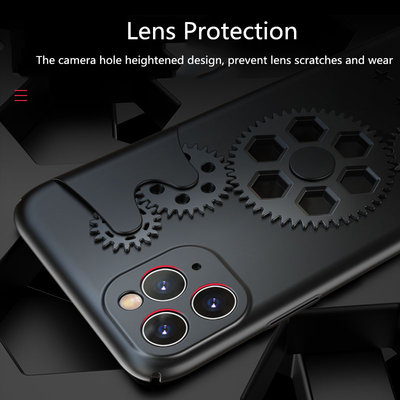 luxury fidget spinner gear phone case shockproof Protective For iPhone 11 pro Phone Case supplier
