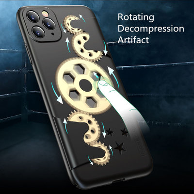 luxury fidget spinner gear phone case shockproof Protective For iPhone 11 pro Phone Case supplier