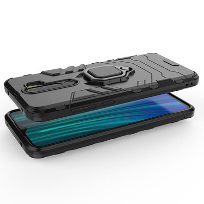 Shockproof pc tpu hybrid ring holder phone case for Xiaomi redmi note 8 pro supplier