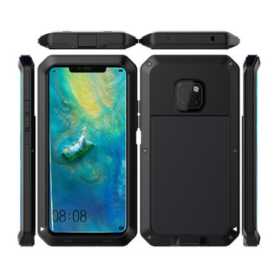 Full Cover Silicone Metal Phone Case for Huawei P30 Pro/ for Mate 30 Pro Case High Quality Phone Cover supplier