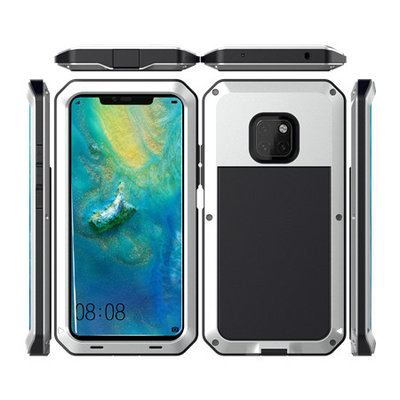 Full Cover Silicone Metal Phone Case for Huawei P30 Pro/ for Mate 30 Pro Case High Quality Phone Cover supplier