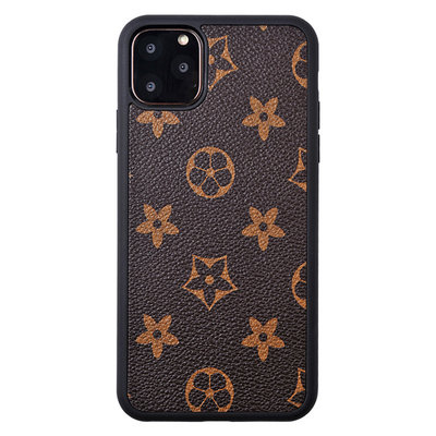 New Hot Selling for iPhone 11 Luxury Leather Back Cover Fashion Phone Case with Classic Designs supplier