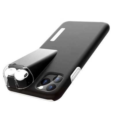 2 in 1 For case iphone x/xs/xr/11/11 pro/11pro max Coque cases for iphone with airpods charge phone case iphone cover supplier