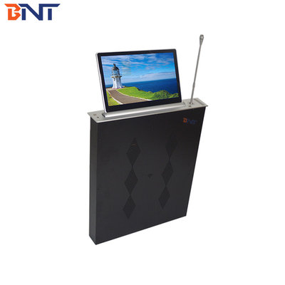 BNT 15.6 inch with microphone retractable monitor motorized monitor lift supplier