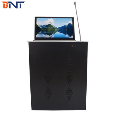 BNT 15.6 inch with microphone retractable monitor motorized monitor lift supplier