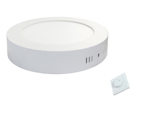 80Ra 18W Round LED Panel Light PC Cover / Surface Mounted LED Panel