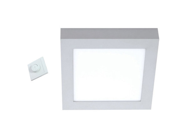 240*240MM Cold White 18W Surface Mounted Dimmable LED Panel Light Low Light Decay