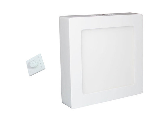 240*240MM Cold White 18W Surface Mounted Dimmable LED Panel Light Low Light Decay