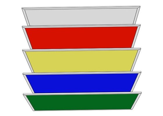 18 Watt RGB LED Flat Panel Lighting 300 x 600 MM Super Bright For Hotel Lighting