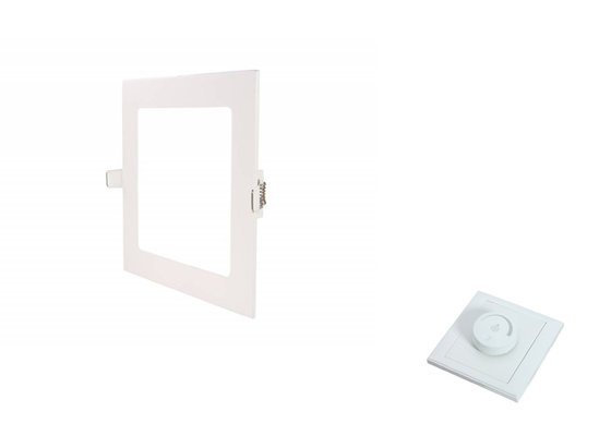 6 Watt Recessed  Dimmable LED Panel Light Guide and Diffusion Plate
