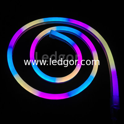 waterproof Mini led Flex neon 12V with colorful jacket for bridge architecture swimming pool light building room