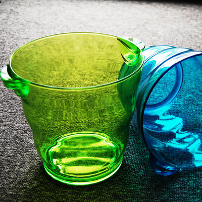 Transparent ice bucket round bar champagne ice bucket cf-313