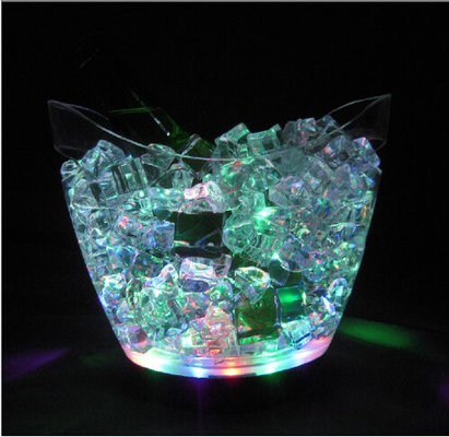 high quality Large Plastic led ice bucket cooler factory supply