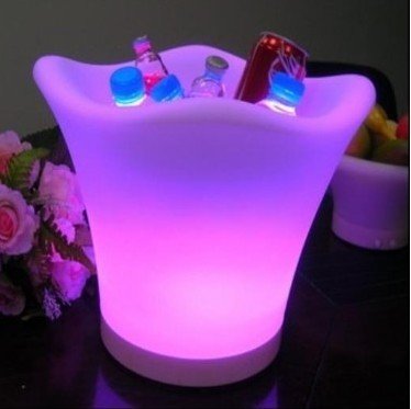 Wholesale LED ice bucket,led bar colorful supplies, light champagne bucket
