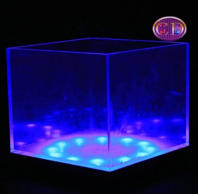 7 Illuminated Color Changing Chic Led Ice Bucket Square Wonderful Wolrd