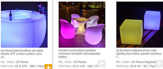 Excited Quality led furniture portable luminaire led table wholesale from China factory
