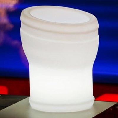 personalized Led colour changing ice bucket with stand funky ice buckets