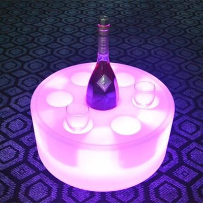Waterproof Flashing LED Ice Bucket Multihole Barware Tray From China Audited Factory Supplier