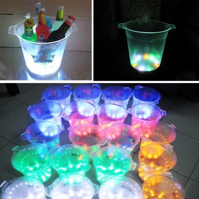 Wholesale Edgelight rotomolding plastic LED ice bucket from Factory Supply Guranteed 3 Years