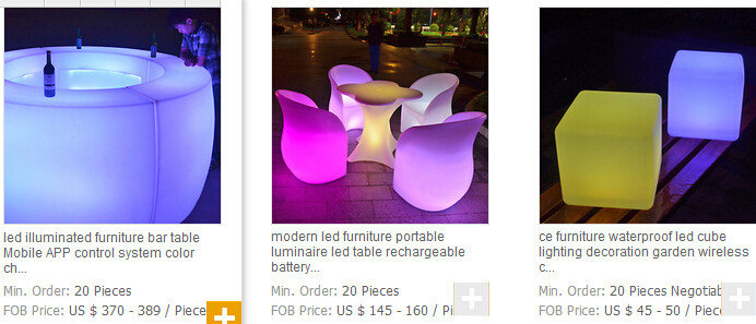Excited Quality led furniture portable luminaire led table wholesale from China factory