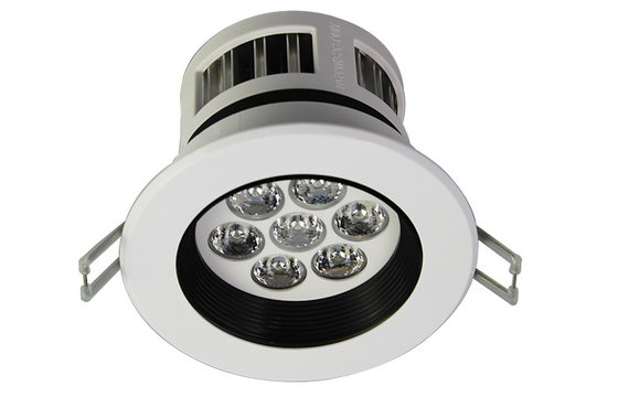 7 Watt 540 Lumen LED Ceiling Light PF 0.92 Office Lighting Aluminum Alloy PC Body