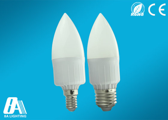 E14 LED Candle Bulbs 3 Watt Warm White For Indoor Public Places