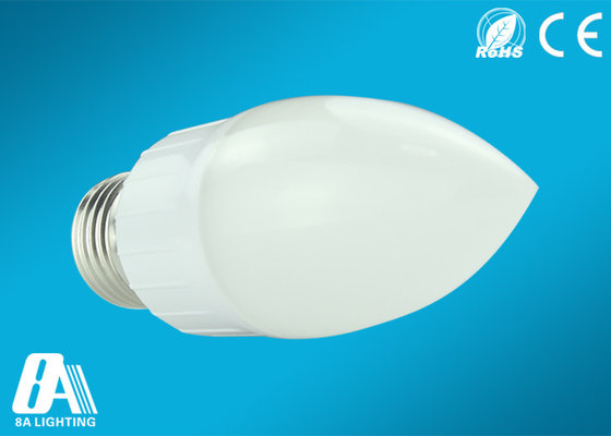 3W E27 LED Candle Bulbs White With Diffusion Cover 2 Year Warranty