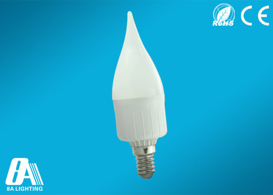 100lm / w E14 Candle Led Light Bulbs 3 W 6000K - 6500K White