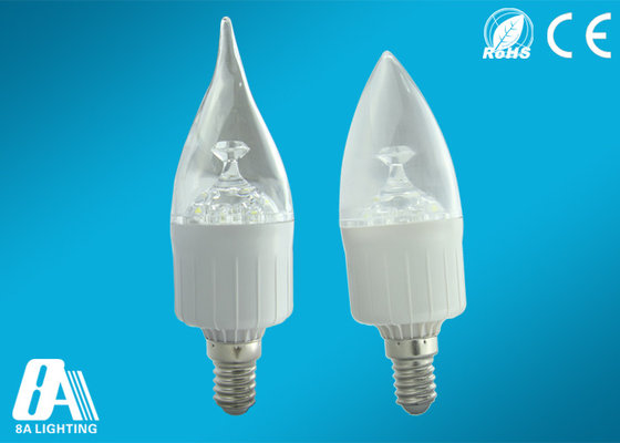 Warm White E 14 Energy Saving Candle Light Bulbs 3W 2 Years Warranty