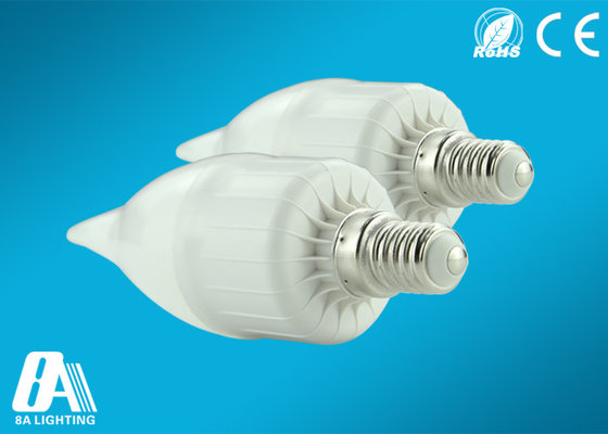 E14 3 W Candle Shaped Light Bulbs 2800K - 3000K Warm White CRI 75