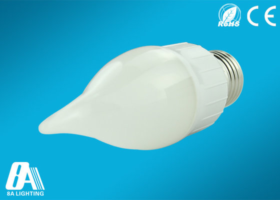 ABS 2835 E27 LED Candle Bulbs 6000K - 6500K For Lobby Lighting