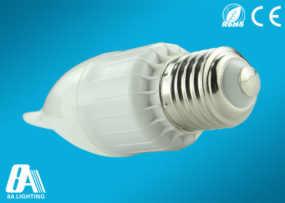 ABS 2835 E27 LED Candle Bulbs 6000K - 6500K For Lobby Lighting