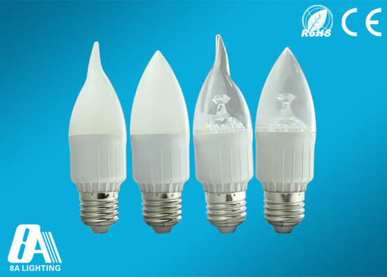 3 W E27 LED Candle Bulbs Warm White ABS Light Lifespan 50000 Hour