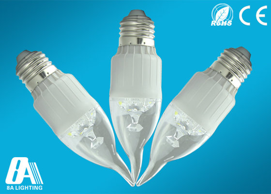 SMD2835 Led Candle Bulb Lighting Warm White 300 Lumen High Efficiency