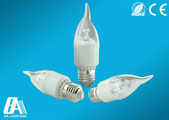 SMD2835 Led Candle Bulb Lighting Warm White 300 Lumen High Efficiency