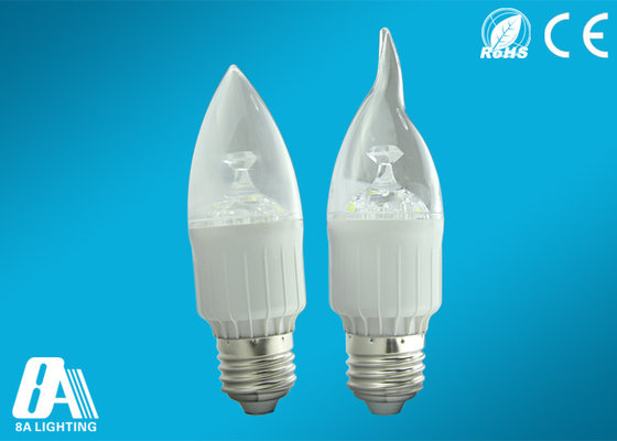 SMD2835 Led Candle Bulb Lighting Warm White 300 Lumen High Efficiency