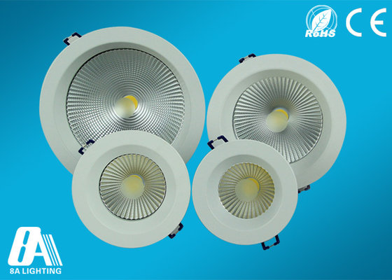 5'' Round Cob Led Down Light 20W Warm White Beam Angle 80 Degree