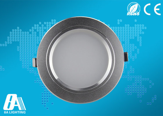 Round Recessed Led Downlights White Lathe Aluminum 4 Inch Led Downlighters