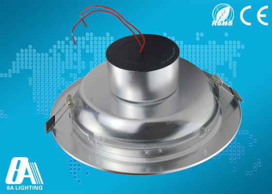 High Power 2800-3000k 90lm / W Bathroom Downlights Led Silver Color